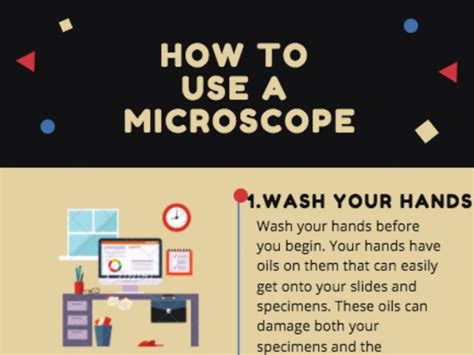 How To Use A Microscope Step By Step Infographic