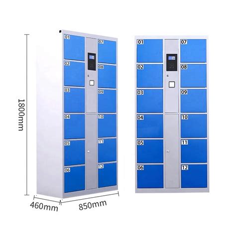 Qr Code Locker Electronic Parcel Storage Cabinet Touch Screen Digital Smart Locker China