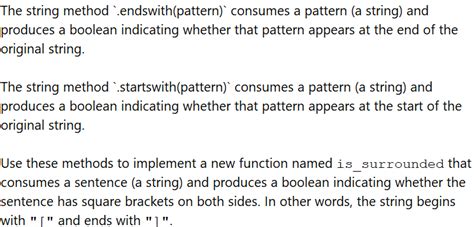 Solved The String Method Endswithpattern Consumes A