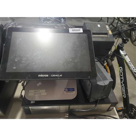 Micros Oracle Pos System Includes Touch Monitor With Digital Customer Display Base Printer Power Micros Oracle Pos System Includes Touch Monitor With Digital Customer Display Base Printer Power