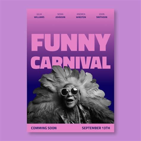 영화 포스터 템플릿 디자인 무료 벡터