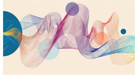 Premium Vector Abstract Wave Lines Background