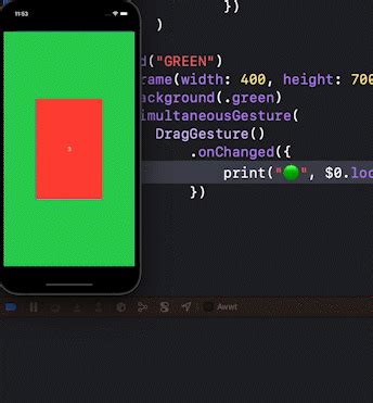Ios How To Get A Drag Gesture When A Drag Event Starts Out Of The Stack View Stack Overflow