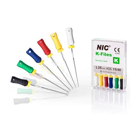 Эндодонтические файлы NIC K File 25, 25: продажа, цена в Киеве ...