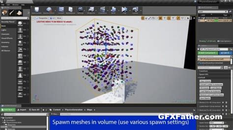 Unreal Engine Physics Based Mesh Placement Gfxfather