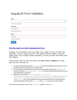 Angular Js Form Validation Shashi 19 7 16 DOCX