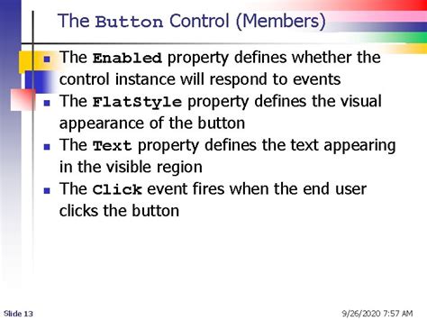 Lecture Set 3 Introduction To Visual Basic Concepts