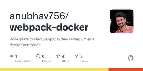 Github Anubhav756webpack Docker Boilerplate To Start Webpack Dev Server Within A Docker