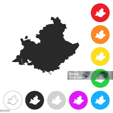 프로방스알프스코트 다쥐르 지도 다양한 색상 버튼의 플랫 아이콘 지도에 대한 스톡 벡터 아트 및 기타 이미지 지도 프랑스