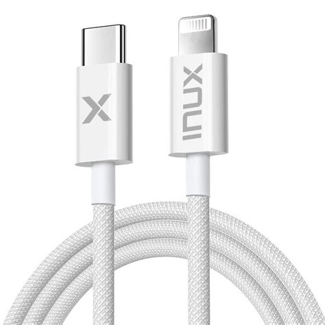 Cabo Turbo Textura De Malha M Tipo Usb C Lightning Inux Case