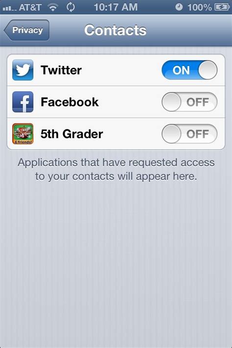 How To Grant Or Deny Access To Your Contacts With Ios 6 Privacy Controls Imore