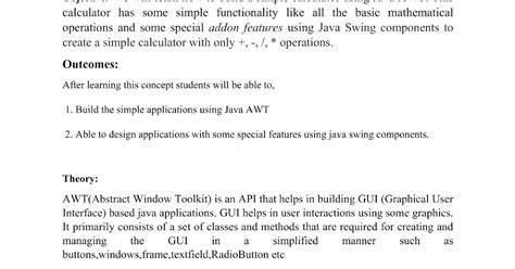 Write A Java Program To Create A Calculator Which Performs Addition