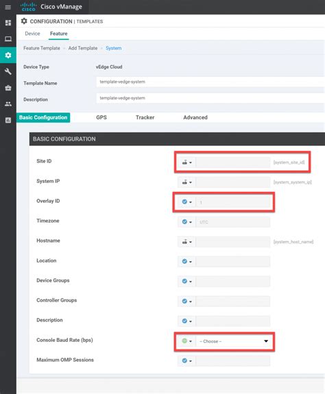 Cisco Sd Wan Device And Feature Templates