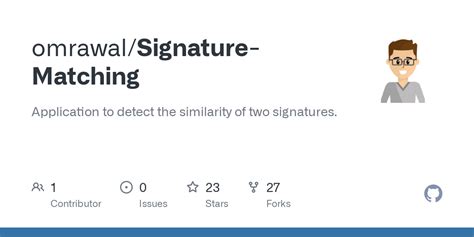 Github Omrawal Signature Matching Application To Detect The Similarity Of Two Signatures