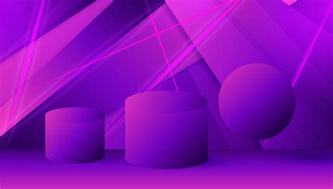 블루와 핑크 네온 라이트 컬러의 미래 지향적인 무대 배경 0명에 대한 스톡 벡터 아트 및 기타 이미지 0명 3차원 형태 가상현실 Istock