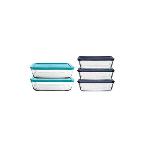 Anchor Hocking 10 Piece Rectangular Glass Storage Almandoz Hardware Ltd