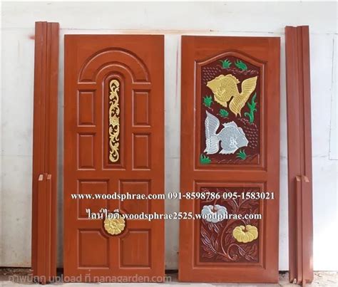 ประตูบานเดี่ยวไม้สัก โดยวู๊ดแพร่ อ เมืองแพร่ จ แพร่ รหัสสินค้า 356181