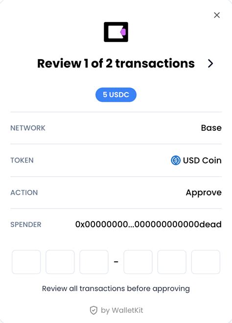 Batch Transactions Walletkit