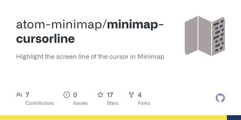 GitHub Atom Minimap Minimap Cursorline Highlight The Screen Line Of The Cursor In Minimap