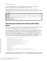 Deep Learning With Keras Chapter Neural Networks Foundations Pdf Neural Networks
