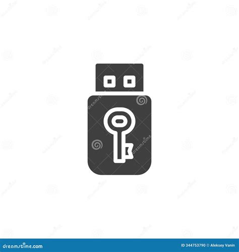 Security Token Icon The Second Factor Authentication Password Concept Isolated On White