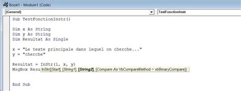Fonction Vba Instr Tutoriel Complet 2025 Excel