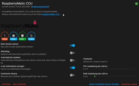 Home Assistant Addon RPI RF MOD Not Found Issue Jens Maus RaspberryMatic GitHub