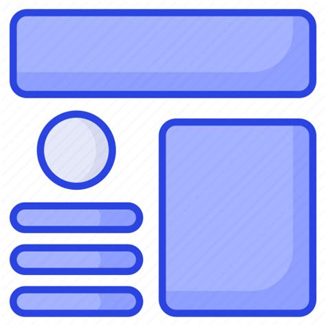 Header Website Wireframe Wireframing Ui Computer App Icon Download On Iconfinder