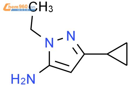 1172505 99 5 3 Cyclopropyl 1 Ethyl 1h Pyrazol 5 Amine化学式、结构式、分子式、mol