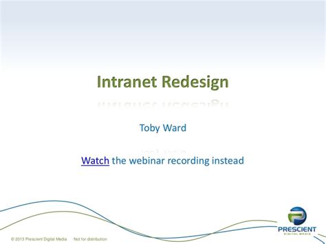 Intranet Design How To Undertake An Intranet Redesign