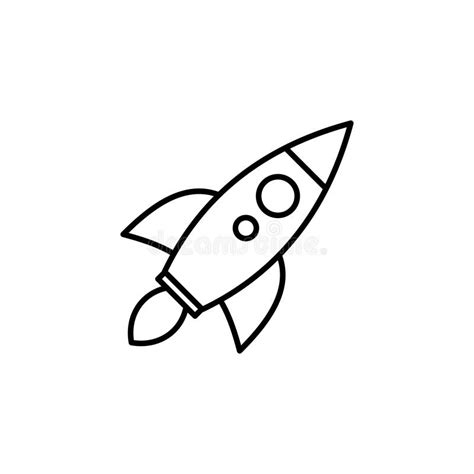 Rocket Icon Startup Icon Vector Stock Vector Illustration Of