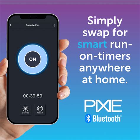 Pixie Smart Timer Smart Exhaust Fan Run On Timer Switch Smart