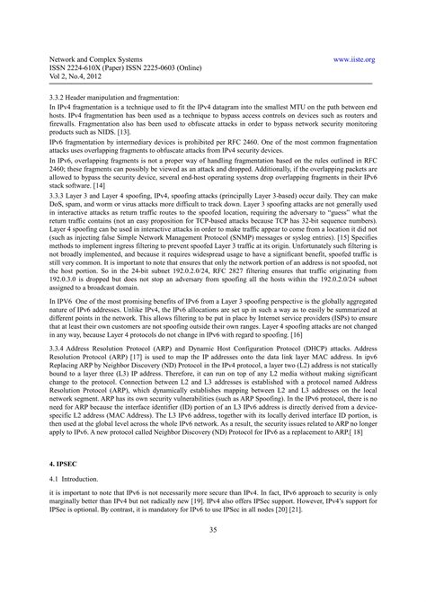 Look At Ipv Security Advantages Over Ipv PDF