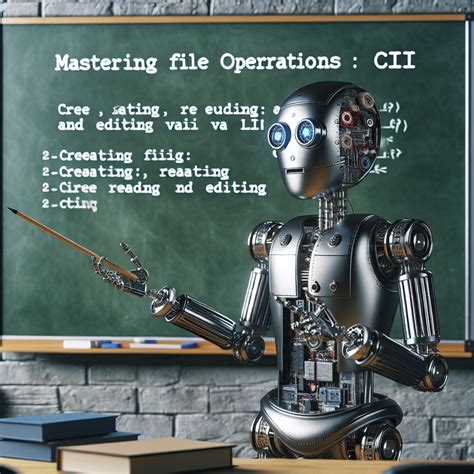 Mastering File Operations Creating Reading And Editing Via Cli Part