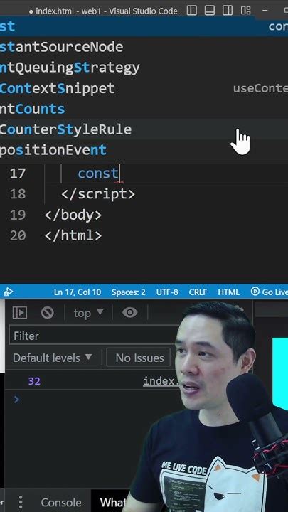 Js3 ตัวแปร Let Const ตอนที่ 33 เรียนเขียนเว็บพื้นฐานด้วย Html Css Javascript โดย อพี่หมีไลฟ์