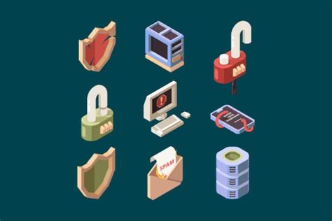 Hacker Isometric Cyber Security Email Graphic By Onyxprj Art Creative Fabrica