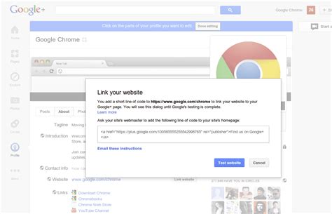Google Makes It Easier To Link Your Website To Your Google Page