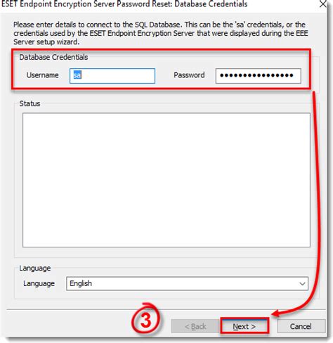 Kb7184 Reset Your Password In Eset Endpoint Encryption Server Using