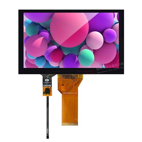 7 Inch Lcd Touch Display Module Rgb Parallel 800 480 Dots Capacitive Touch Screen With Gt911