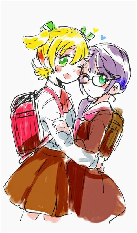 Safebooru 2girls Aged Down Bag Blonde Hair Blush Closed Mouth Daiba