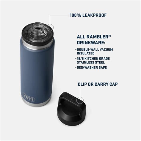 Yeti Rambler 26oz 769ml Bottle With Chug Cap King Crab Limited