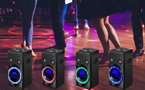 Amazon Com W Home Stereo System With CD Player FM Radio Bluetooth AUX In USB In Karaoke