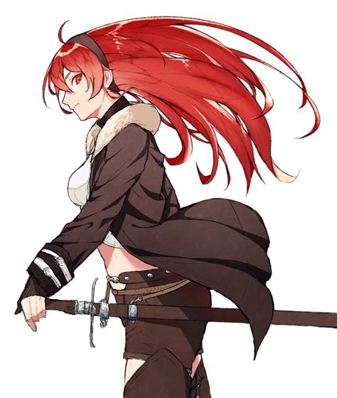 배경 화면 Mushoku Tensei Eris Boreas Greyrat Mushoku Tensei 빨간 머리 세로보기
