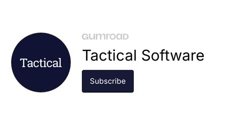 tactical software