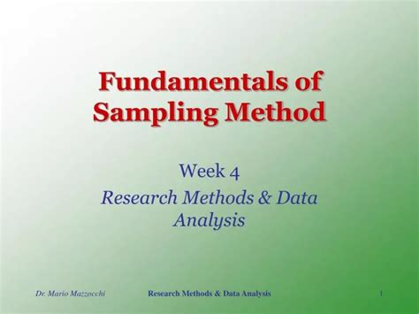 Sampling Methods