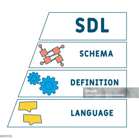 Sdl Schema Definition Language Stock Illustration Download Image Now Arrow Symbol Business
