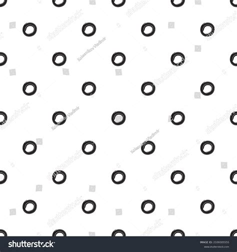 Vector Illustration Seamless Black Dot Pattern Stock Vector Royalty