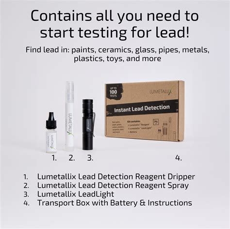 Instant Lead Detection Kit Lumetallix