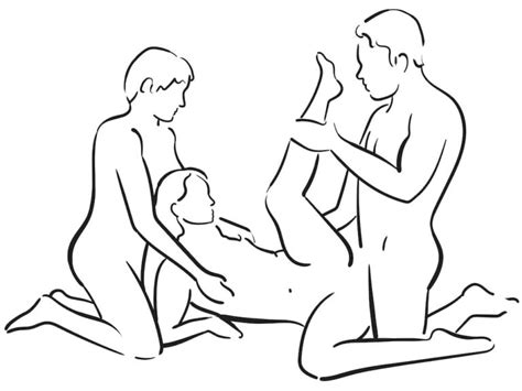 18 Threesome Sex Positions For Intense Pleasure Illustrations
