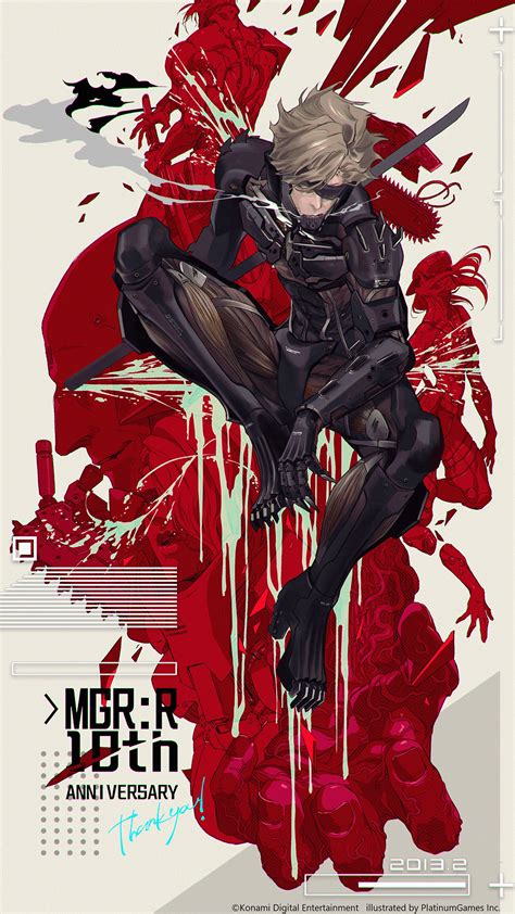 Check Out Metal Gear Rising Revengeance Anniversary Artwork Rlegacykonami
